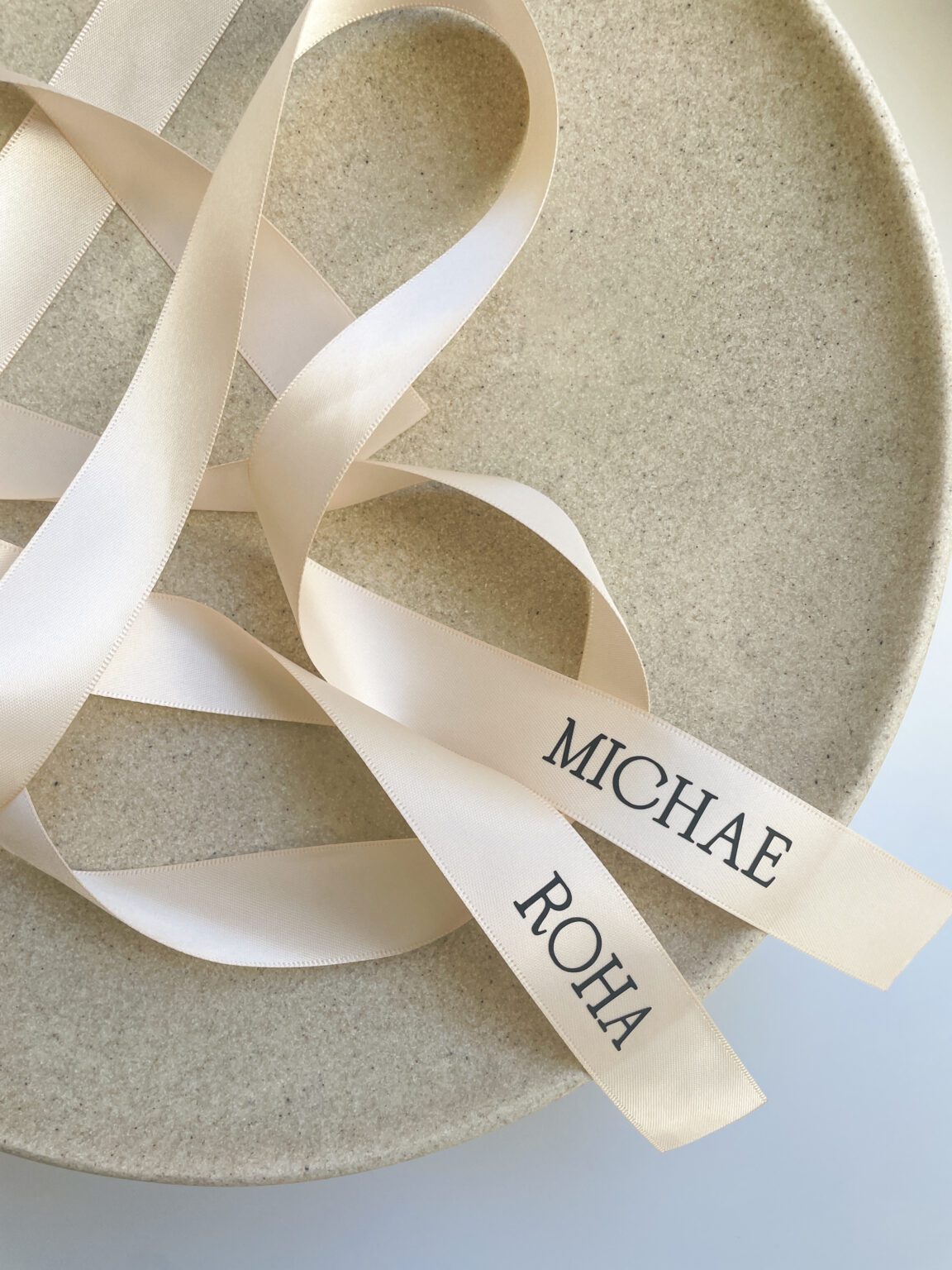 Ribbon Place Cards - Gracie Creative