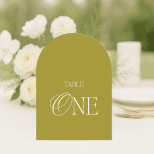 So Chic Table Numbers - Gracie Creative