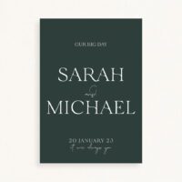 Sarah Welcome Sign - Gracie Creative