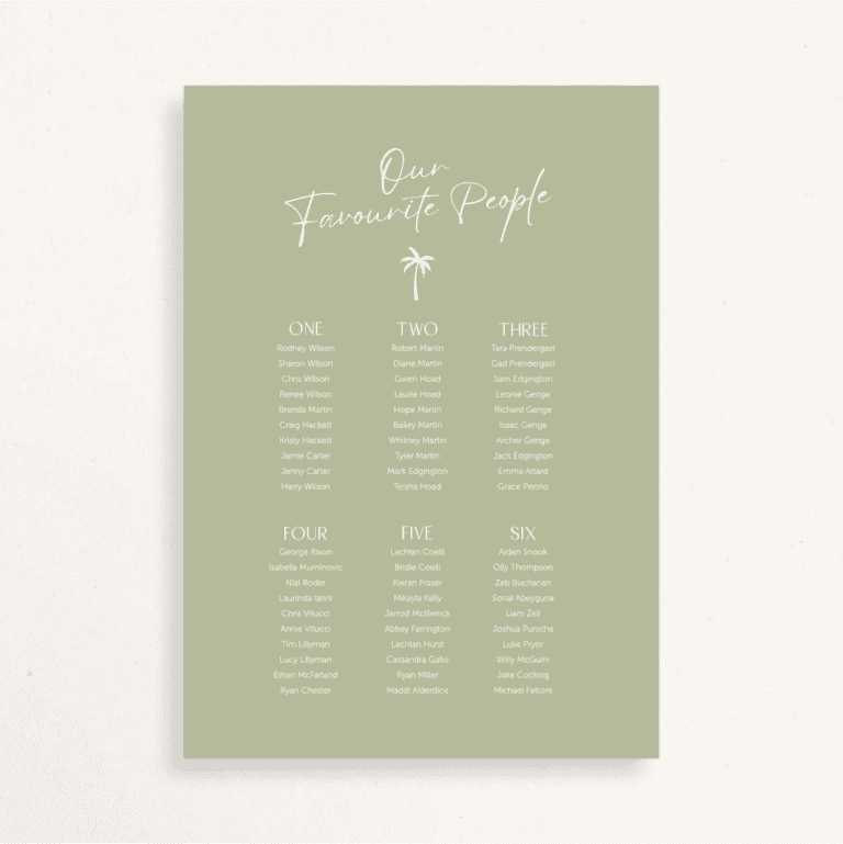 Cove Bundle: Welcome Sign + Seating Chart - Gracie Creative